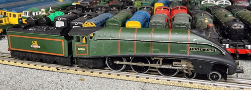 Hornby Dublo Silver King Num 60016 3 Rail Green BR Livery Train Loco ...