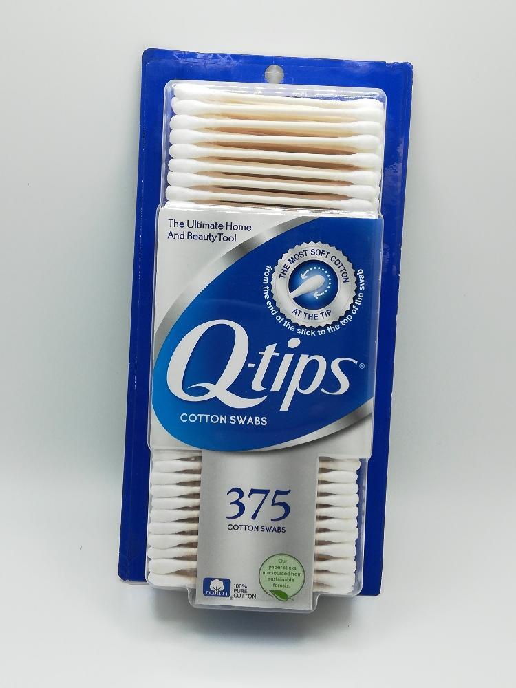 Q-tips Swabs 375ct Size 375ct Q Tips SwabsA 375 Ct Ea 1 PCS ...