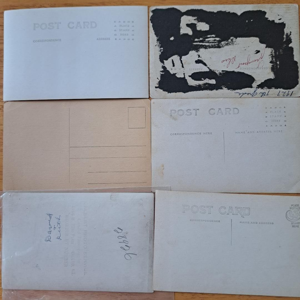 Lot of 6 RPPC Postcards EARLY 20TH CENT. FAMILIES and GROUPS c.1900's ...