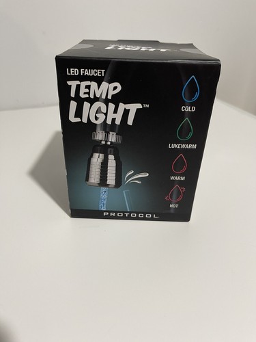 Protocol LED Faucet Temp Light~360 Swivel~Jet & Spray Mode~Color ...
