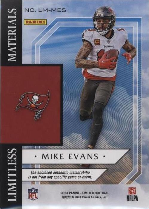 2023 Panini Limited Mike Evans #LM-MES for sale | eBay