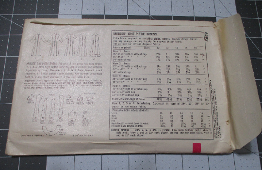 6492 Vintage 1960s uncut sewing pattern Miss dress size 10 Bust 31 | eBay