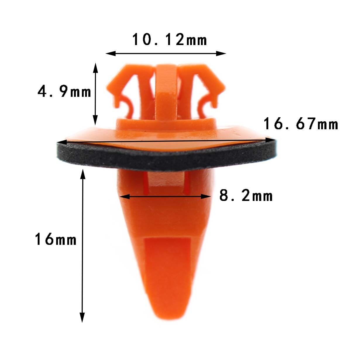 100x Fender Flare Retainer Trim Moulding Clip For Toyota 75395-35070 ...