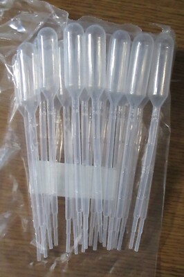 3.5ml Graduated Large Bulb Draw Sterile Plastic Transfer Pipette (Pipet ...