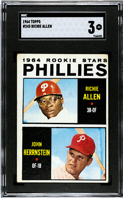 1964 Topps Rookie Stars Richie (Dick) Allen Phillies #243 💥💥🎆 SGC ...
