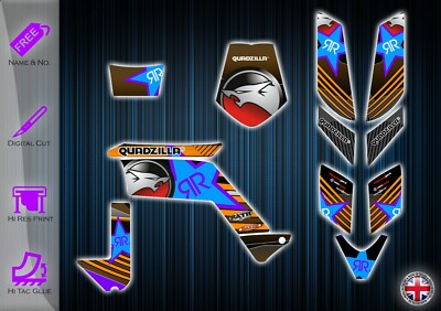 QUADZILLA 300 XLC SPORT STICKERS - GRAPHICS KIT - XLC DECALS - GRAPHICS ...