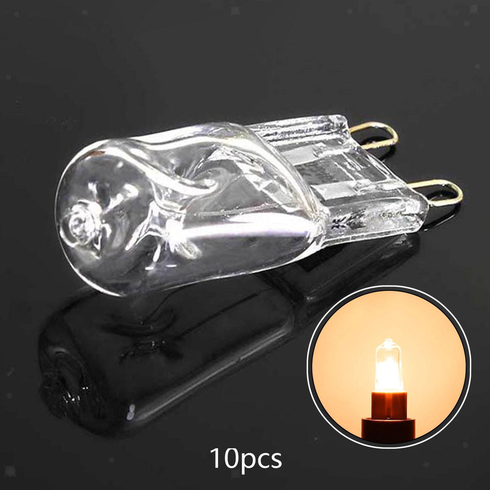 10Pcs 60W G9 Halogen Light Bulbs Durable G9 Bulb for Wall Sconces Floor ...