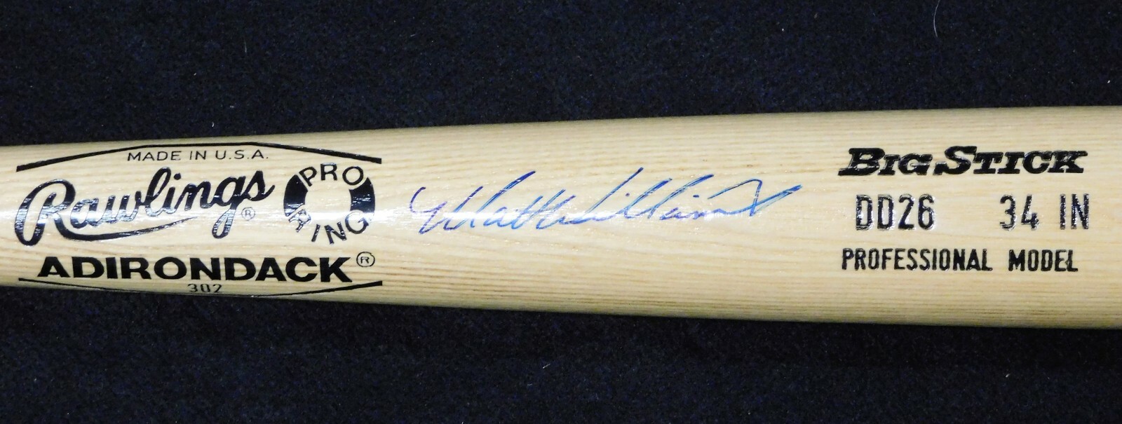 Matt Williams Signed Rawlings Big Stick Pro Model Bat JSA Authenticated ...