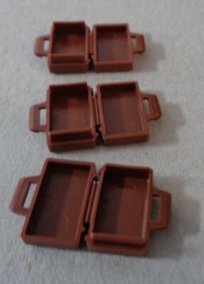 LEGO Part 4449 4211235 Case in Reddish Brown x3 | eBay UK