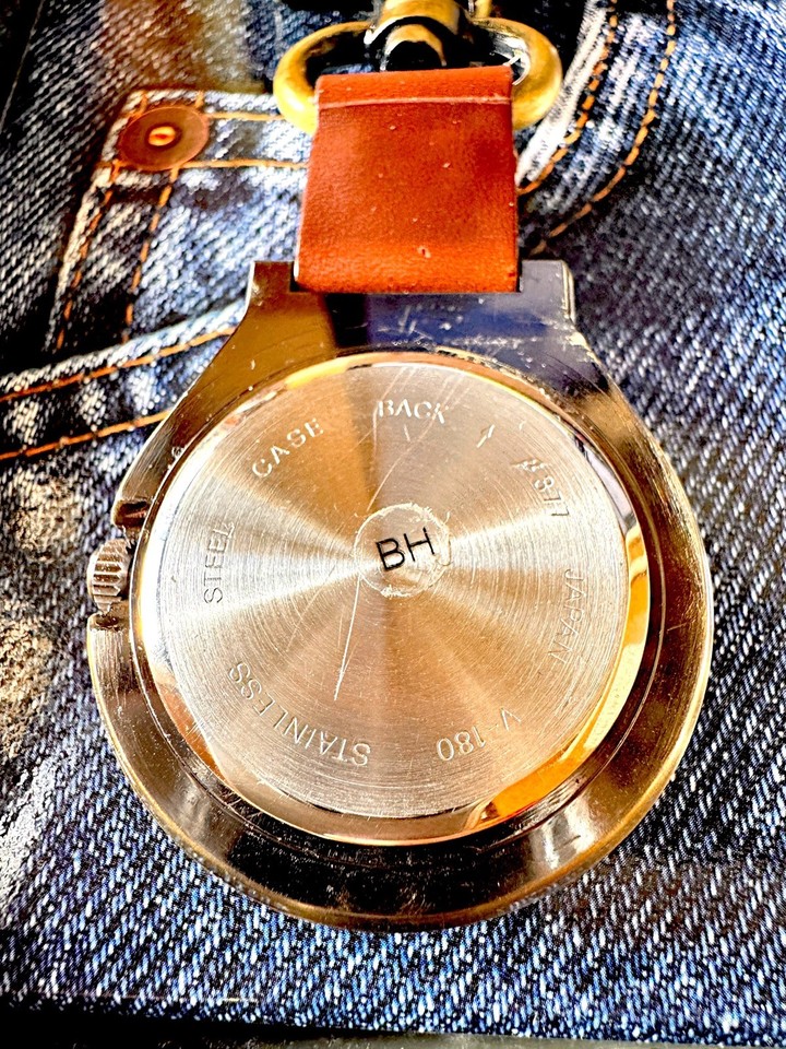 VERY COOL NIB EAGLE RIDGE QUARTZ 12 HOUR BELT LOOP WATCH WITH COMPASS ...