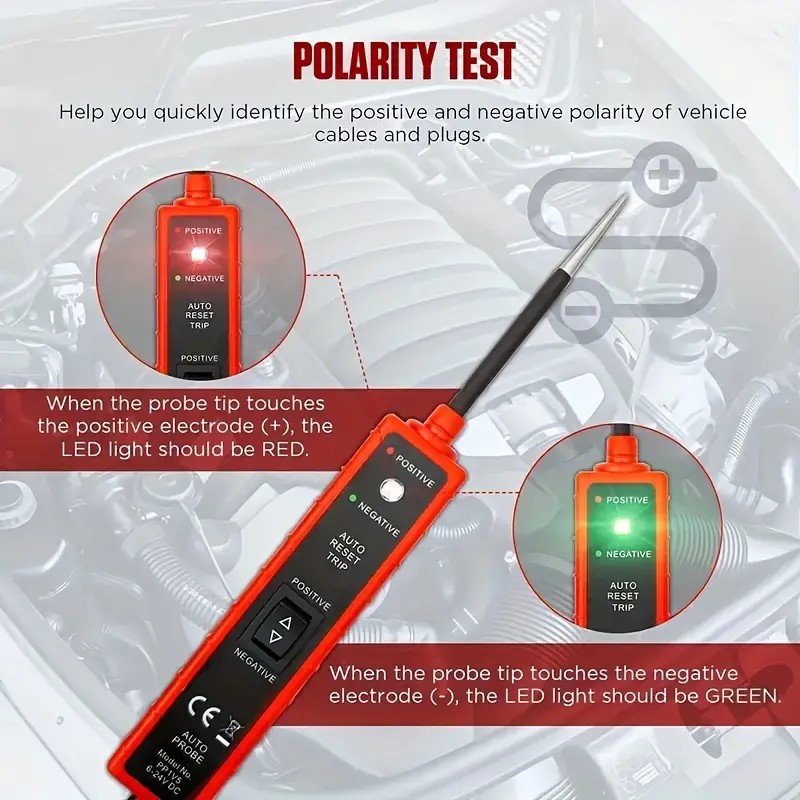 6-24V Digital Automotive Car Power Circuit Electrical Tester Probe Test ...