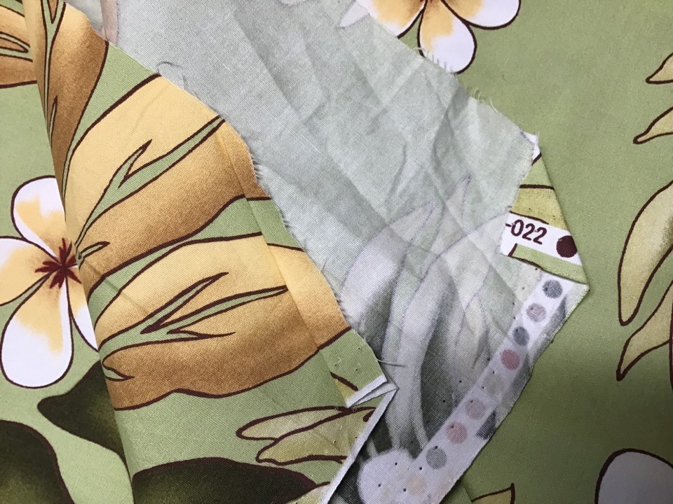 Trendtex Fabric Plumeria Tropical Hawaiian Print 2007 Approx 2.5 yards ...