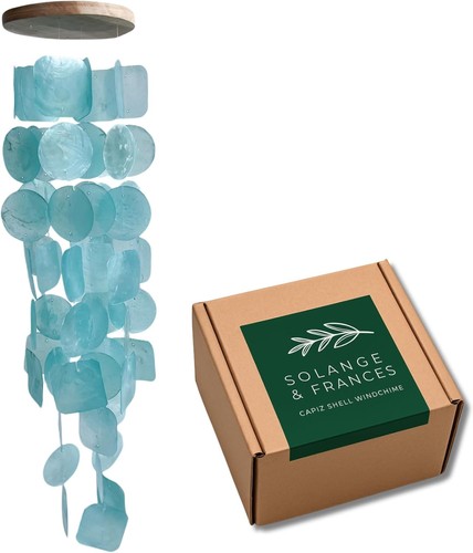 Turquoise Sea Glass Wind Chimes for Outside - Ideal | eBay