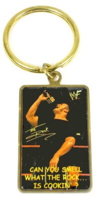 The Rock - Dwayne Johnson WWE Photo Key Chain collectible souvenir ...