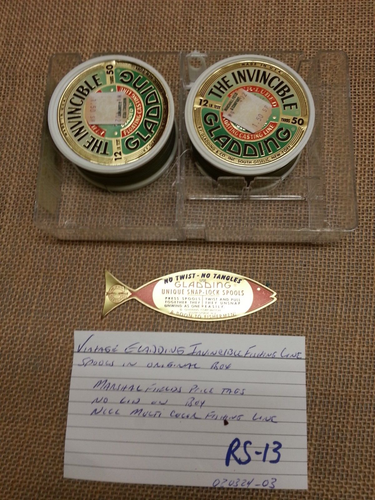 Vintage Gladding The Invincible Fishing Line NOS | eBay