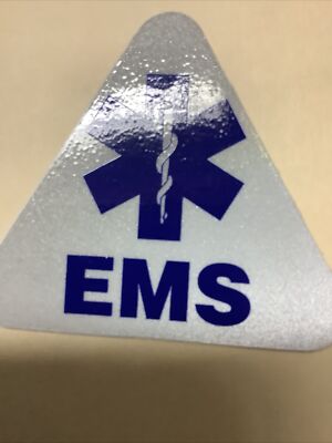 EMS REFLECTIVE TRIANGLE DECAL | eBay