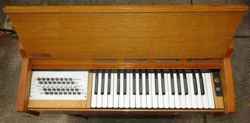 1960s 37 Key Farfisa Electric Pianorgan Reed Organ Keyboard * Works | eBay