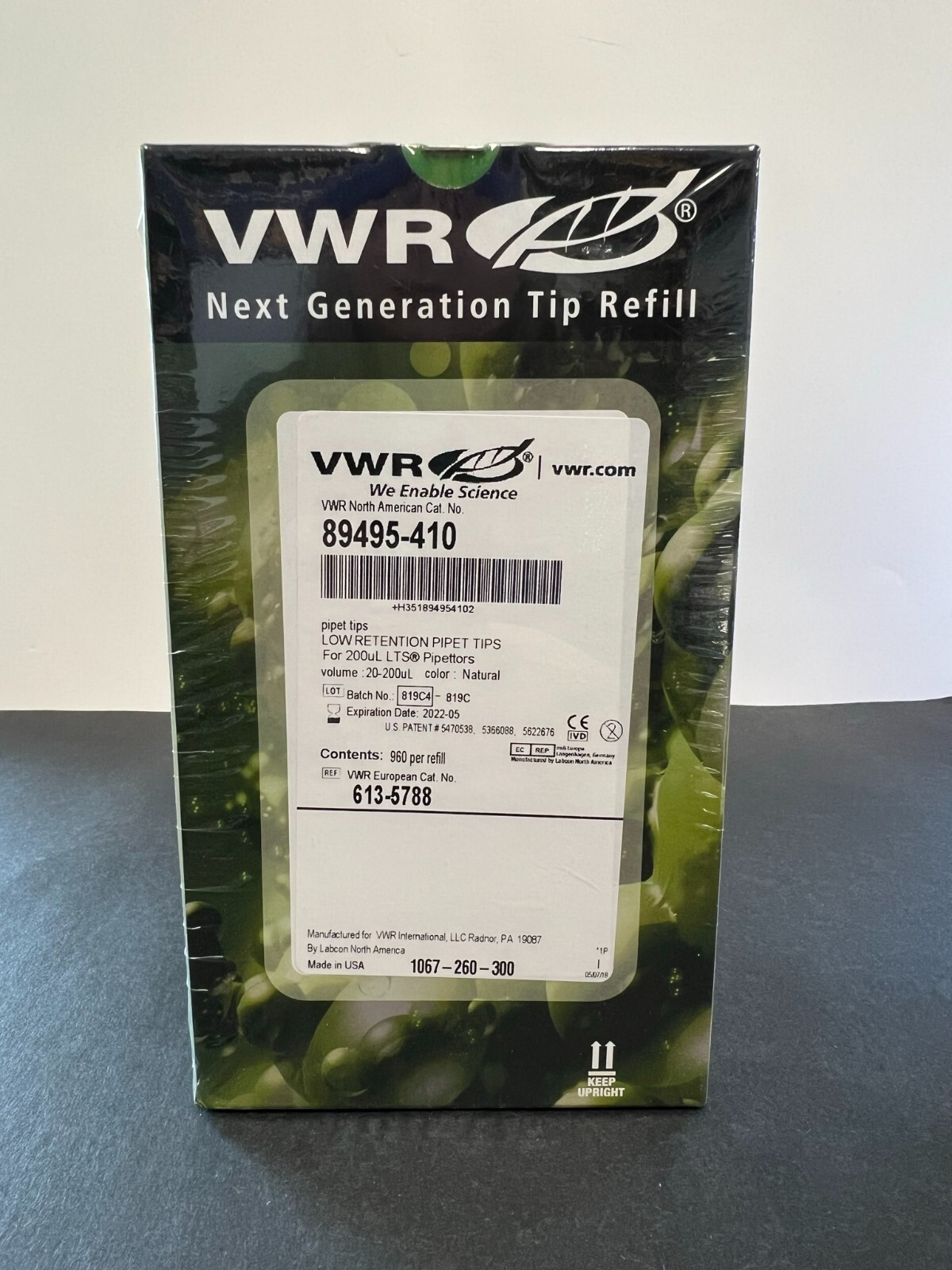 (9600/Cs) VWR 200uL Next Gen Refill Low Retention Pipet Tips 89495-410 ...