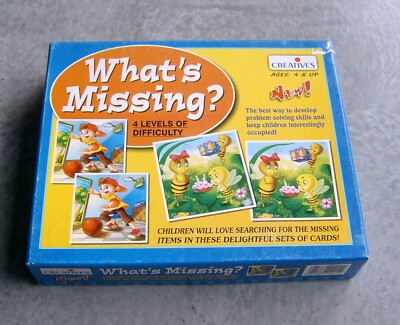Creative's What's Missing Puzzle CARDS | eBay Australia