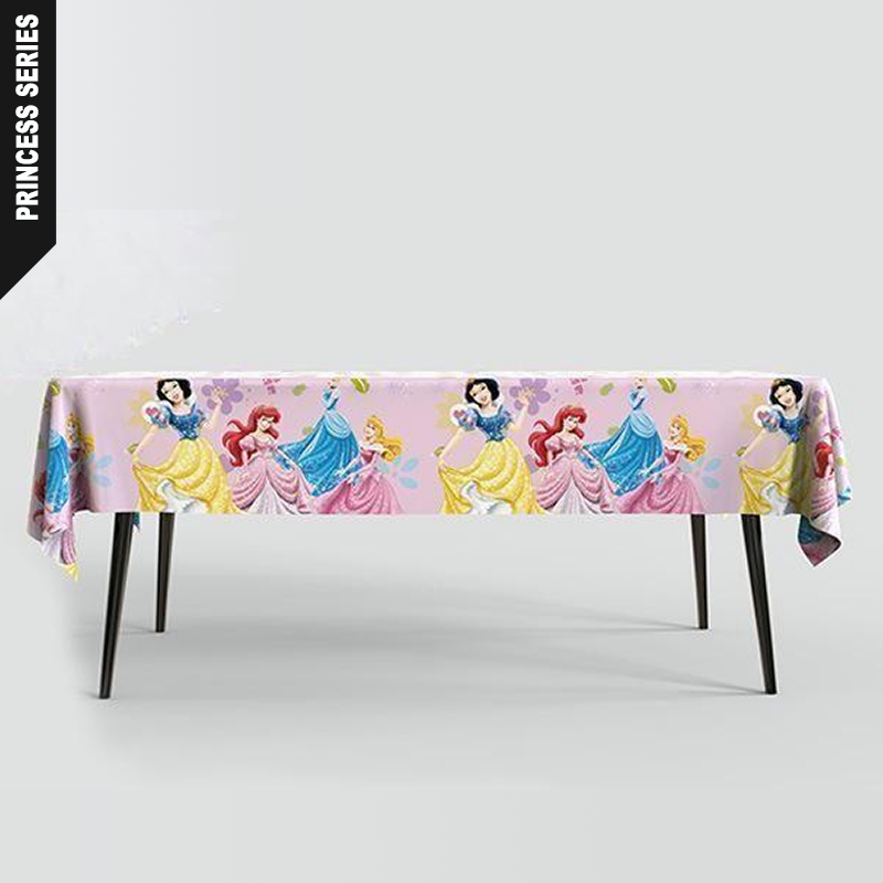 Princess Theme Plastic Tablecloth | Girls Birthday Table Cover Party ...