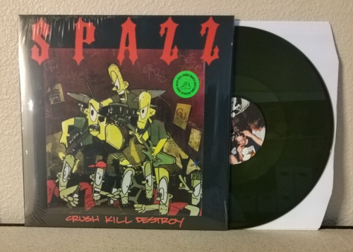 SPAZZ Crush Kill Destroy LP GREEN VINYL skate rock grindcore NAPALM DEATH INFEST | eBay