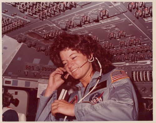 STS-7 Sally Ride Shuttle Flight Deck First Woman 1983 - Original NASA ...