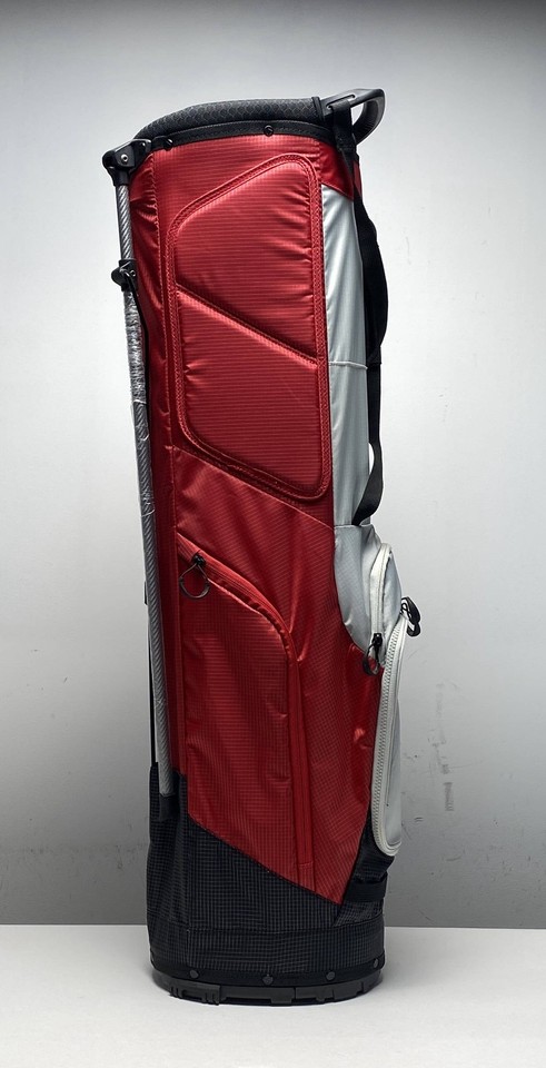 Taylormade Flex Tech Superlite 24 Stand Bag Red 4-Way Divide Strap Golf ...