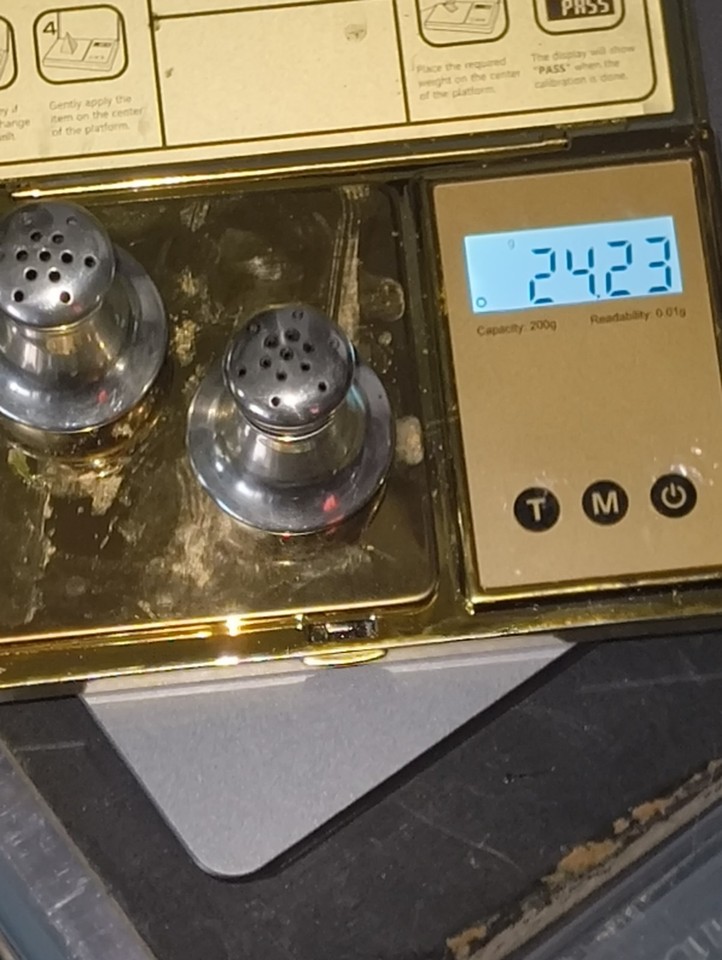 Pair Of Sterling Silver Salt And Pepper Pots | eBay UK