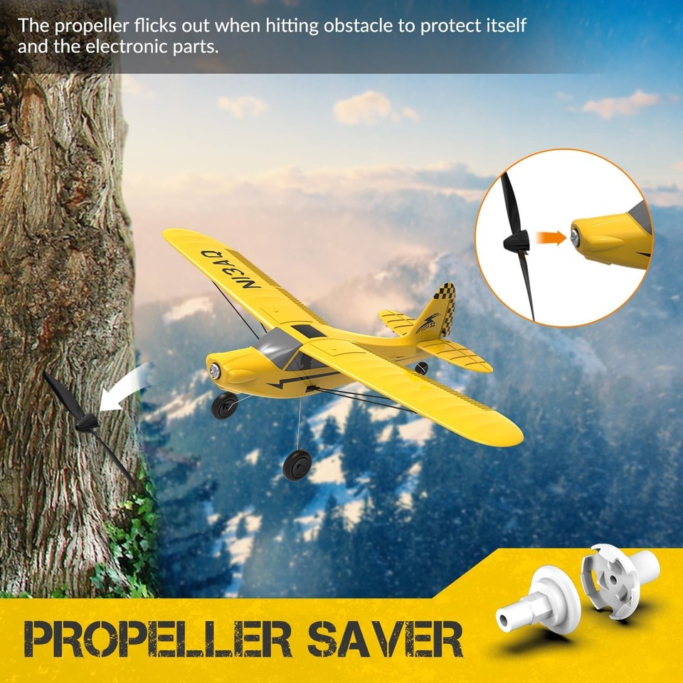 VOLANTEXRC RC Plane Trainer Sport Cub 3CH Remote Control Airplane with ...