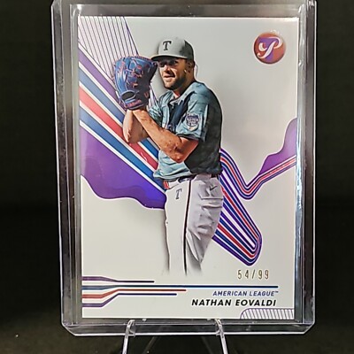 2024 Topps Pristine Nathan Eovaldi Purple Pristine American League ...