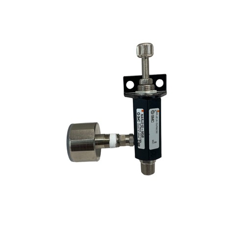 SMC NARJ210-M5B 0 TO 60 MINIATURE REGULATOR VALVE ASSEMBLY BOTTOM MOUNT ...