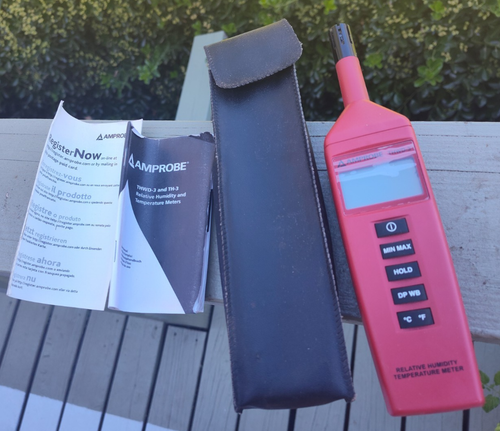 Amprobe THWD-3 Relative Humidity Temperature Meter HVAC AC | eBay