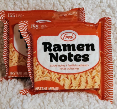 NEW Ramen Notes - Instant Memo - 155 Sticky Notes 3" x 3.5" - 2 Pack ...