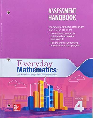 Everyday Mathematics 4 National Assessment Masters Grade 4, c 2018 ...