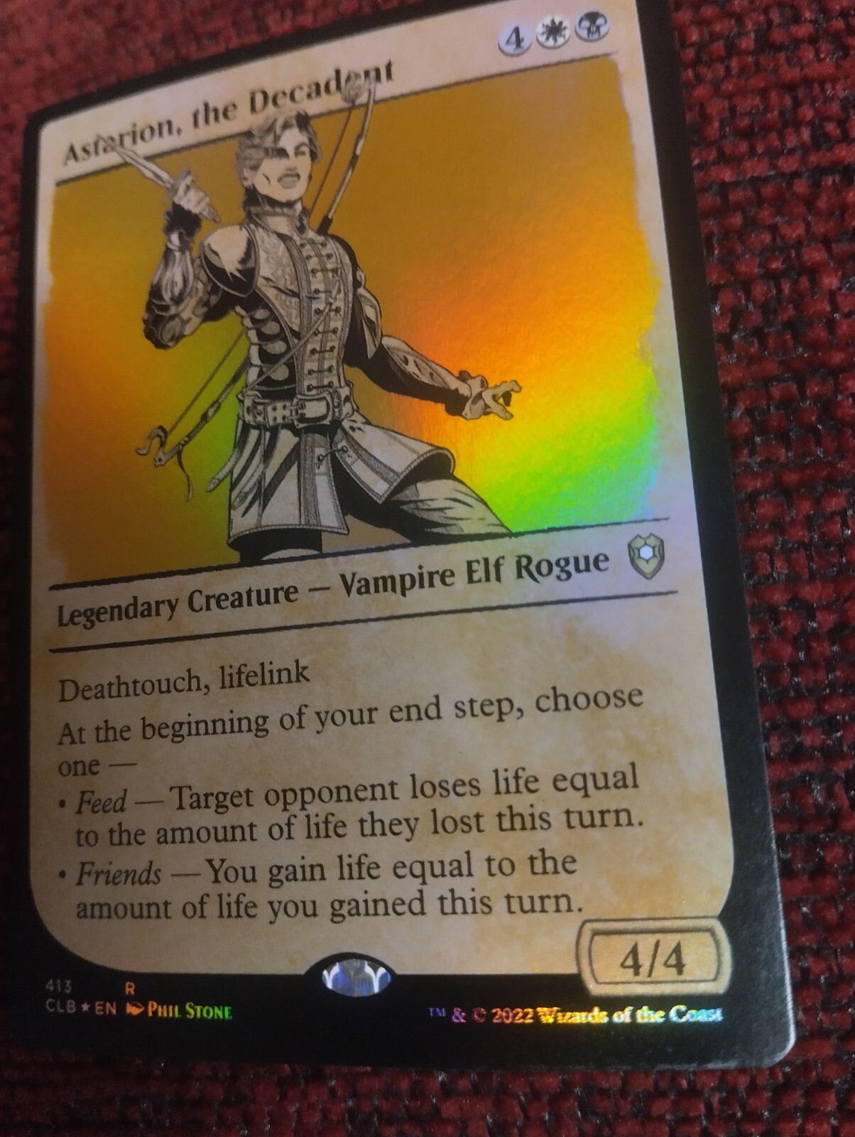 MTG Astarion, the Decadent ENG N/M *SHOWCASE FOIL* | eBay