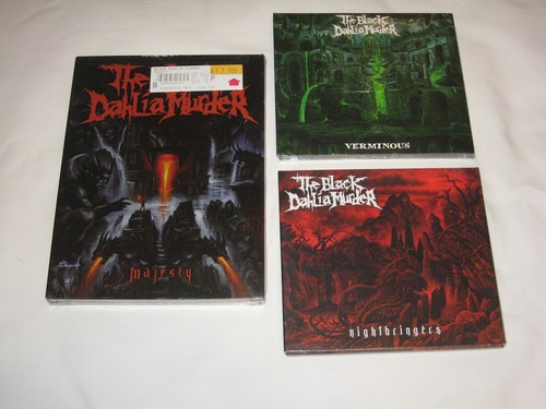 The Black Dahlia Murder 4 CD DVD lot Death Metal Nightbringer Verminous ...