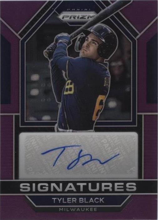 2023 Panini Prizm - Signatures Tyler Black #SIG-TB Purple Prizm /99 (AU ...