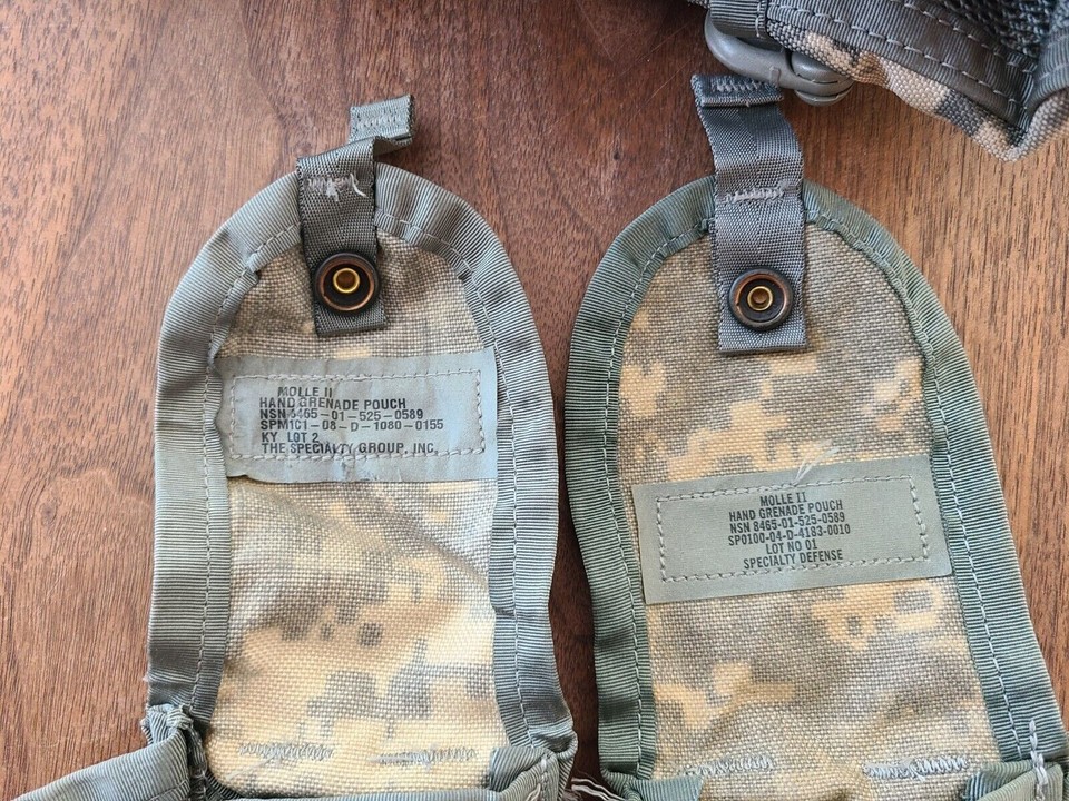 7 PC US MILITARY ACU Fighting Load Carrier FLC Vest Rifleman set + 6 ...