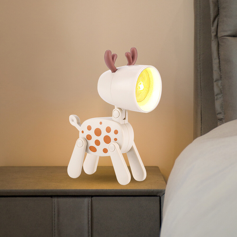 LED Nightlight Folding with Ears Creative Mini Cute Pet Light for ...