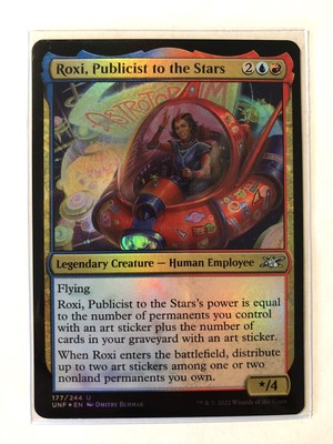 Roxi, Publicist to the Stars Foil Unfinity UNF MTG Magic The Gathering ...