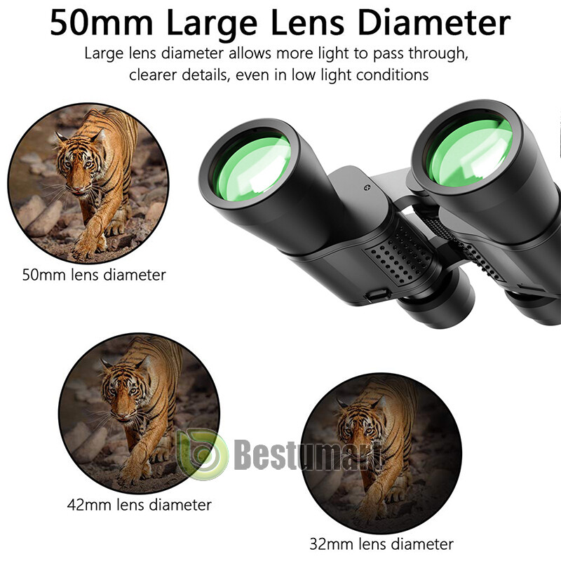 180x100 Binoculars Day/Night Military Hunting Telescope Super Zooming ...