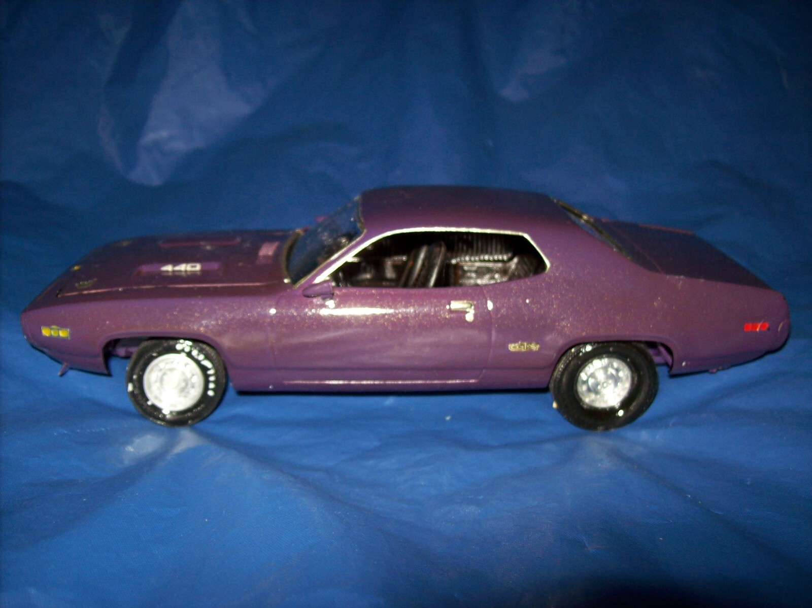 MPC VINTAGE 71 PLYMOUTH ROADRUNNER/GTX BUILT PLASTIC MODEL KIT 1/25 PRO ...