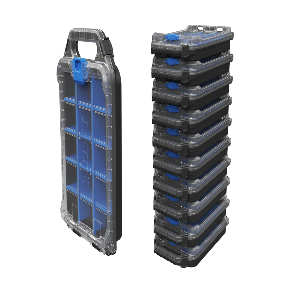 Stack System Half Organizer 15-Section Adjustable Dividers Tool Storage ...