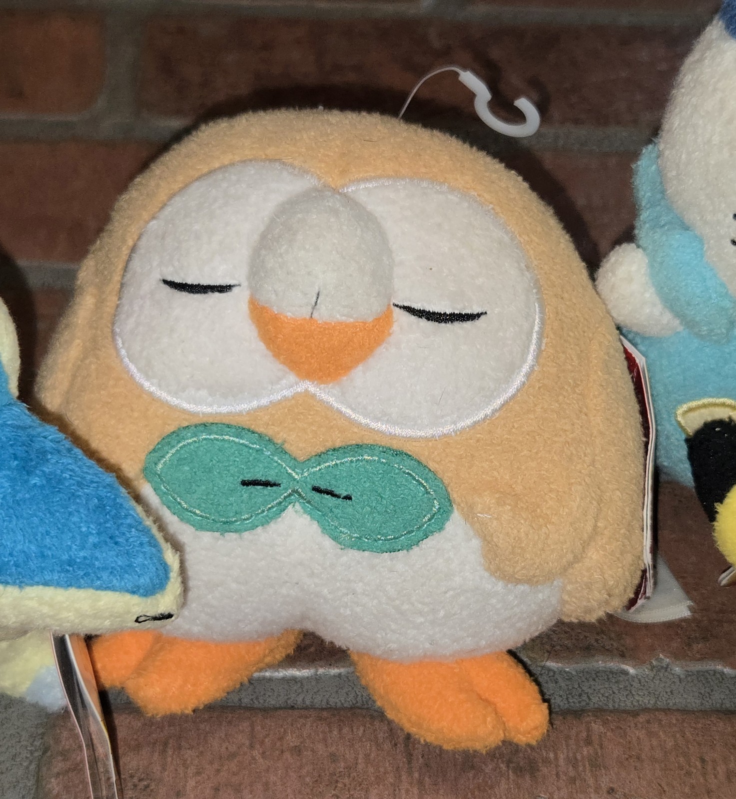 Pokemon Sleeping Plush Terry Cloth Lot Of 4 w/ Pikachu, Rowlet ...