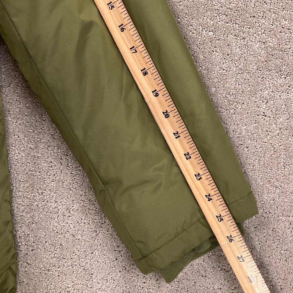 J. Crew Parka Womens 16 Olive Green Faux Fur Hooded Lined Softshell ...
