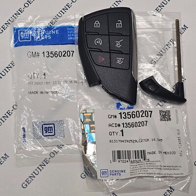 2021-26 Chevrolet Suburban Tahoe Keyless Remote Key Fob Transmitter ...