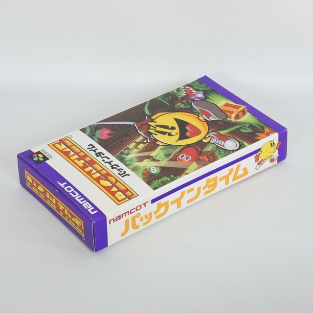 U1501 Nintendo Super Famicom Pac in Time Pac-man Japan SFC SNES w/box ...