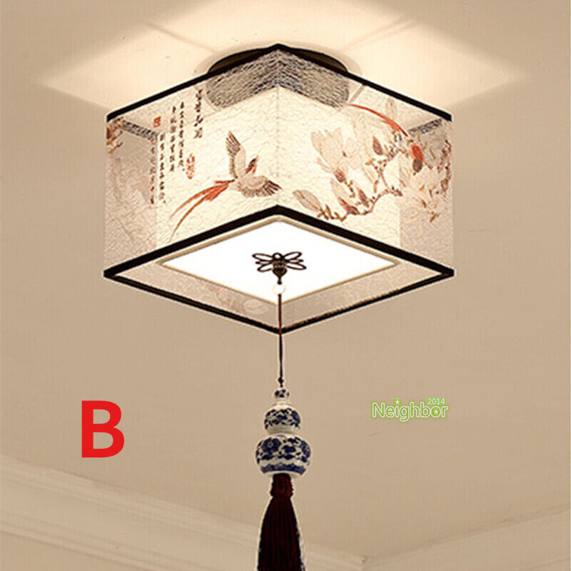 Light Square LED Aisle Hallway Lamp Classic Chinese Style Design ...
