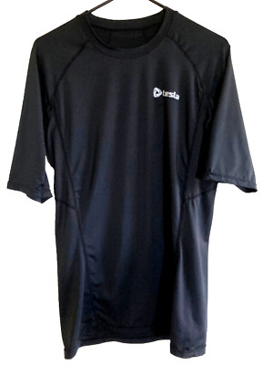 Tesla Mens 2XL Compression Performance Shirt Active Gym Short Sleeve ...