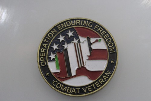 Combat Veteran Operation Enduring Freedom Challenge Coin | eBay
